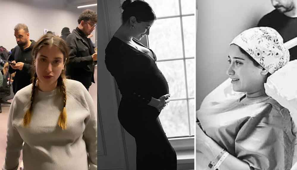 Hazal Kaya, kızı Süreyya Leyla'nın ilk kez fotoğrafını paylaştı: Yaka ...